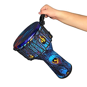 BORIYAM African Drums Djembe，10-inch Hand Drum， Bongo ，Percussion， Suitable For Adults and Beginners.