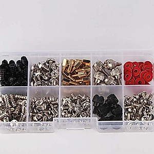 228pcs PC Screw Set Accessories for PC Assembly Personal Computer Screw standoffs Set Assortment kit for Main Board, housing, Hard Disk - in a Storage case