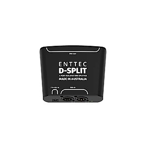 Enttec D-Split 70578 DMX 4 Port Isolated Splitter / Isolator (3/5-Pin)