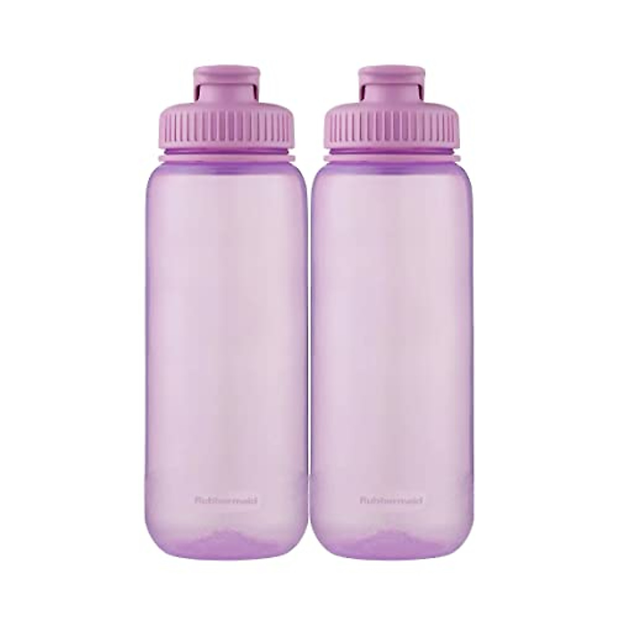 Rubbermaid Essentials 32oz Pink Plastic Water Bottle with Chug and Sip Lid (Pack of 2)