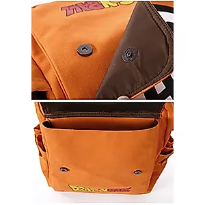 XUESUO Anime Backpack, Laptop Bags, Canvas Large-Capacity Travel Bags, Orange, One Size