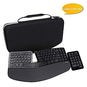 Aproca Hard Carry Travel Case fit Microsoft Sculpt Ergonomic Keyboard (5KV-00001)