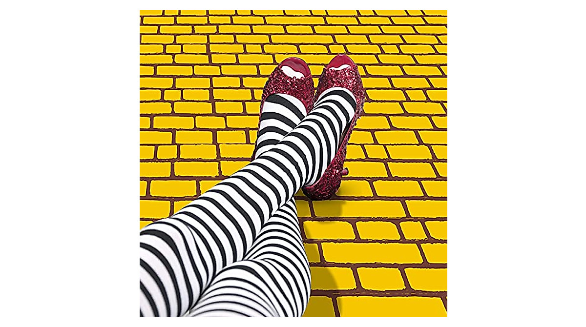Yellow Brick Road Floor Runner & Backdrop for Halloween & Parties