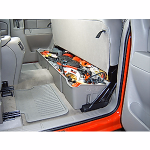 DU-HA Under Seat Storage Fits 99-07 Chevrolet/GMC Silverado/Sierra Extended Cab, Dk Gray, Part #10001