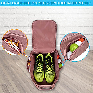 Golf Shoe Bag, Travel Sports Shoes Bag for Women Portable Lightweight Shoe Storage Organizer