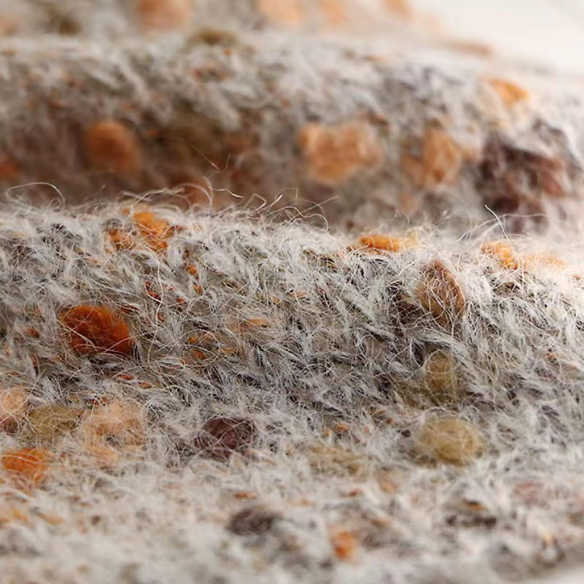 100g Colorful Plush Wool Thread Cashmere Soft for Sweater Hat Mohair Yarn Colored Dots Knitting Spokes Hook Needlework