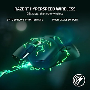 Razer Viper V2 Pro Hyperspeed Wireless Gaming Mouse Optical Switches Gen-3 30K DPI Optical Sensor (Renewed)