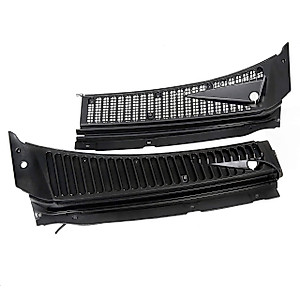ECOTRIC Windshield Wiper Cowl Cover Panel Compatible with 1999-2007 Ford F250 F350 F450 F550 Super Duty 2000-2005 Ford Excursion Replacement for 3C3Z-25022A68-AAA 4C3Z-25022A69-AAA