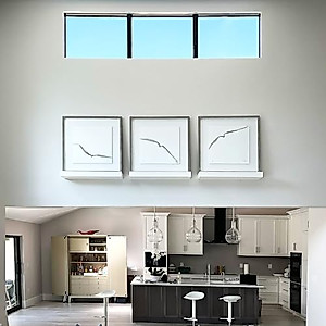 Federal Brace Designer Floating Shelf Proudly Made in America (White, 40x10x3.25)