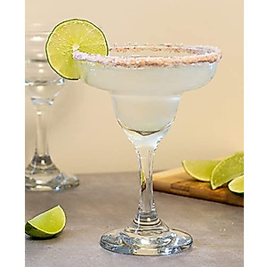 Epure Firenze Collection 4 Piece Margarita Glass Set - Classic For Drinking Margaritas, Pina Coladas, Daiquiris, and Other Cocktails (Margarita Glass (10 oz))