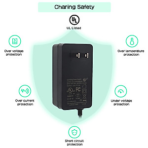 Geekworm Raspberry Pi 4B/3B+/3B X735 V3.0 DC 6V-30V Width Voltage Input Power Management Board + DC 12V 5A 60W Power Adapter Compatible with Raspberry Pi 4 Model B