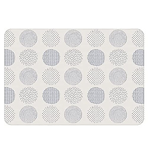 Parklon Pure Soft Baby Play Mat (Extra Large, 92.5 x 55.1 x 0.6 in, Blue Spot/Cloud Bebe)