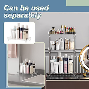 YIEZI Multi-Functional Plastic Shelf, 3-Tier, Anti-Slip, Easy Assembly, 30cm x 30cm x 10cm, Ideal for Organizing Cosmetics, Perfumes, Soaps, Lotions, and More