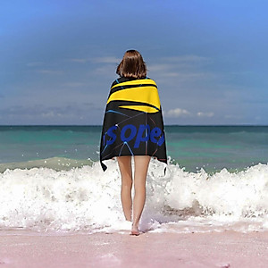Lujzwop Us Open Tennis 2023 Beach Towel, Oversized Pool Towel, Quick Dry Microfiber Beach Towel for Men and Women