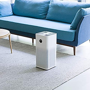 Mi Air Purifier 3H for home, high efficiency filter eliminate 99.97% smoke pollen dust, quiet for large space up to 484sq ft, for living room, bedroom