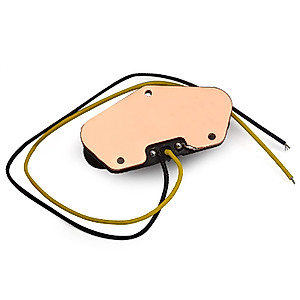 SAPHUE Alnico 5 TL Bridge Pickup Fiber Bobbin TL Bridge Pickup Black Guitar Parts