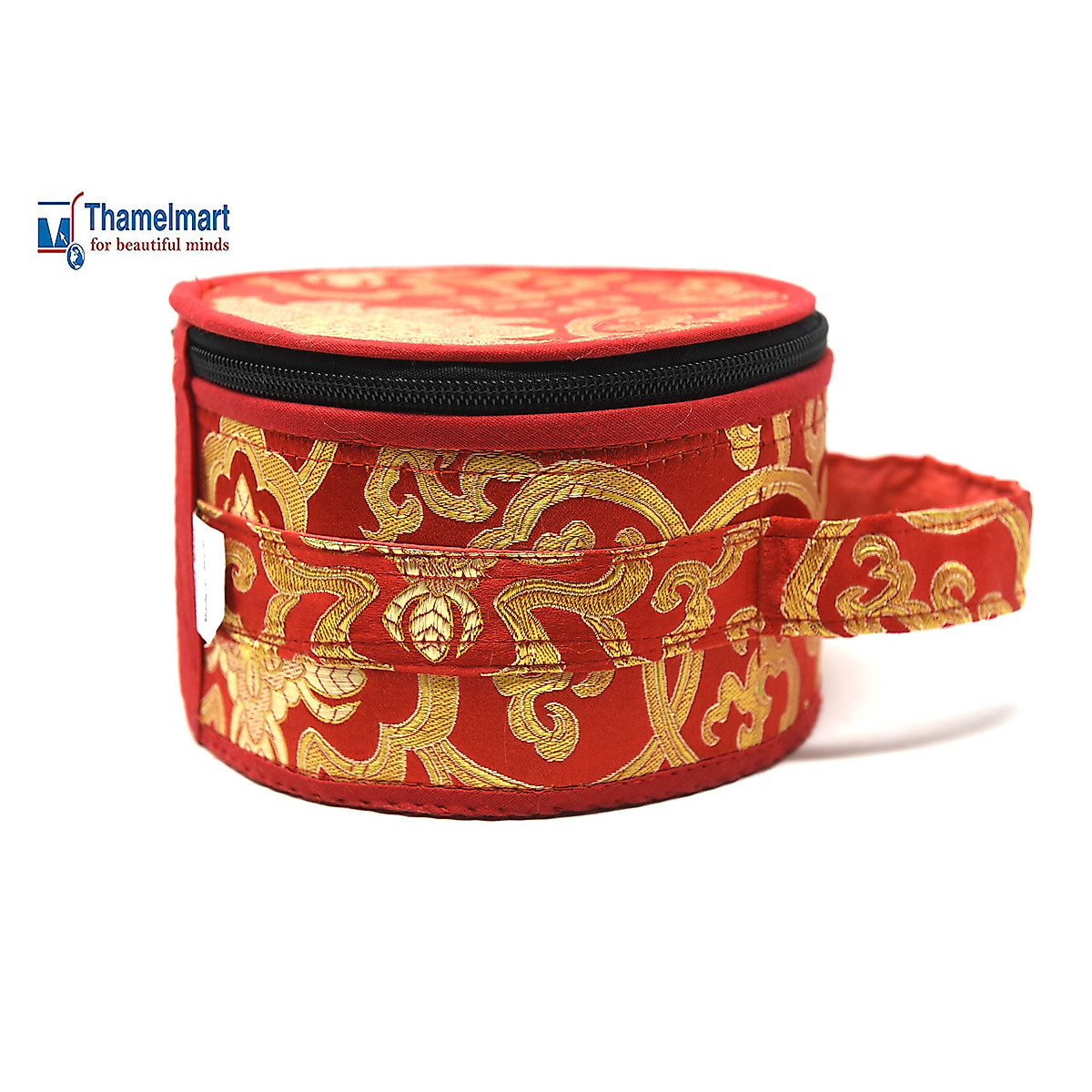 4.5" Tibetan Singing Bowl for Meditation, Sound Healing, Yoga & Sound Therapy. Made of 7 metals. Cushion Suede leather Wooden Mallet, Box & Tingsha nincluded Thamelmart … (4.5 Inch Matte)