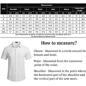 COOFANDY Men's Linen Shirt Lightweight Classic Fit Button Down Shirt Short Sleeve Beach Holiday Shirts with Pocket White