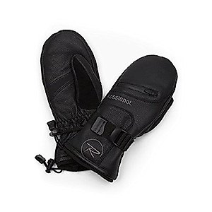 Rossignol Women's Dear Valley Down Mittens (Small, Black/Black/Silver)