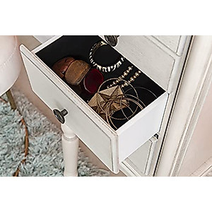 Powell Darcy Off White Jewelry Armoire