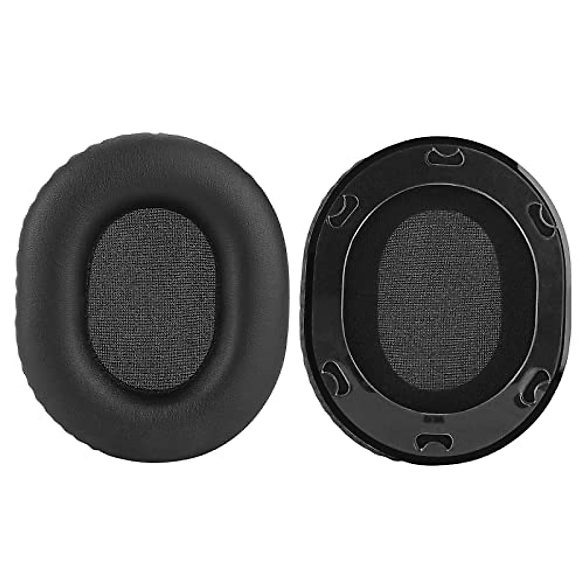 Geekria QuickFit Replacement Ear Pads for Audio-Technica ATH-M70X Headphones Ear Cushions, Headset Earpads, Ear Cups Cover Repair Parts (Black)