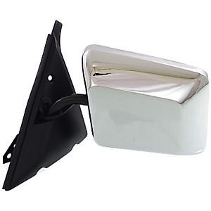Kool Vue Left & Right Door Mirrors Compatible With Chevrolet S10 1982-1993 Chrome Pair Standard Cab