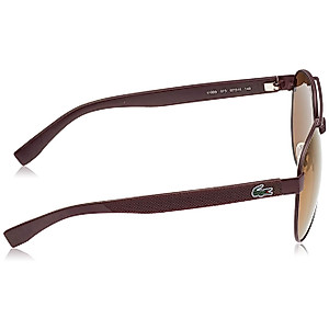Lacoste Brown Aviator Unisex Sunglasses L185S 615 60