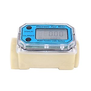 Fuel Flowmeter, Pump Meter Blue High Accuracy for Output Modules Sensors Remote Transmitters for Chemicals Water