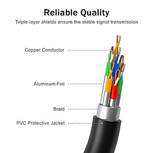 BENFEI VGA to VGA 6 Feet Cable with Ferrites
