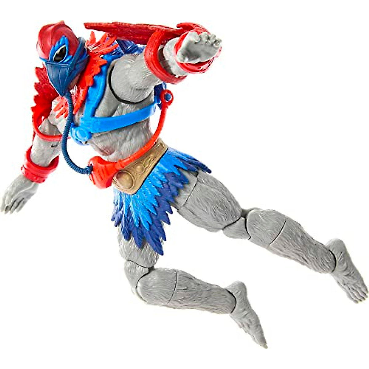 Masters of the Universe Masterverse Action Figure, Stratos Toy Collectible with Articulation & Accessories, 7 inch