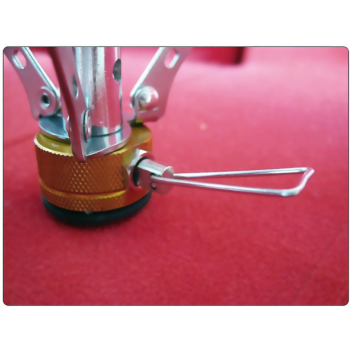 Outdoor Camping Small Gas Stove - Portable Lightweight Camping Stove Butane/Propane - Mini Camping Stove Burner Portable Only 4oz for Travel Hiking Backpacking Picnic etc