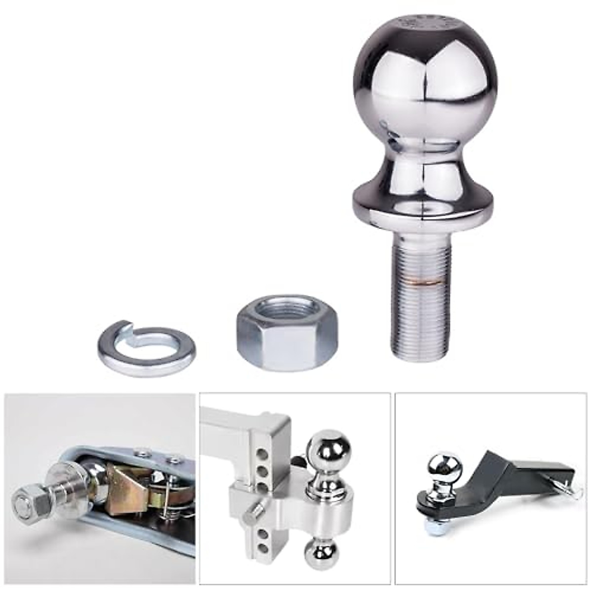 Convenient Trailer Connection Secure Trailer Link Universal Trailer Link Trailer Coupler Suitable for Most Trailers European Standard Trailer Attachment Corrosion Resistant Trailer Hitch Trailer