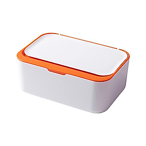 Baby Wipes Dispenser Desktop Tissue Box Holder Diaper Wipes Dispenser Wipes Holder with Lid Modern Dustproof Wet Wipes Dispenser Holder for Home Office Bathroom