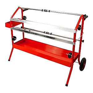 TCP Global Mobile 36" Multi-Roll Masking Paper Machine with Storage Trays – Auto Body Paint & Repair Shop, Car Painting Prep