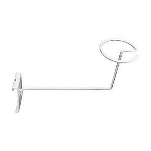 Prolinemax 4 Pc White Hat Racks Wire Grid Wall Cap Slat Panels Gridwall Display Hook Retail Store