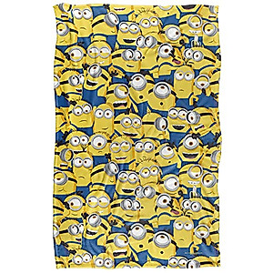 Minions Blanket, 36"x58", Minion Group Silky Touch Super Soft Throw Blanket