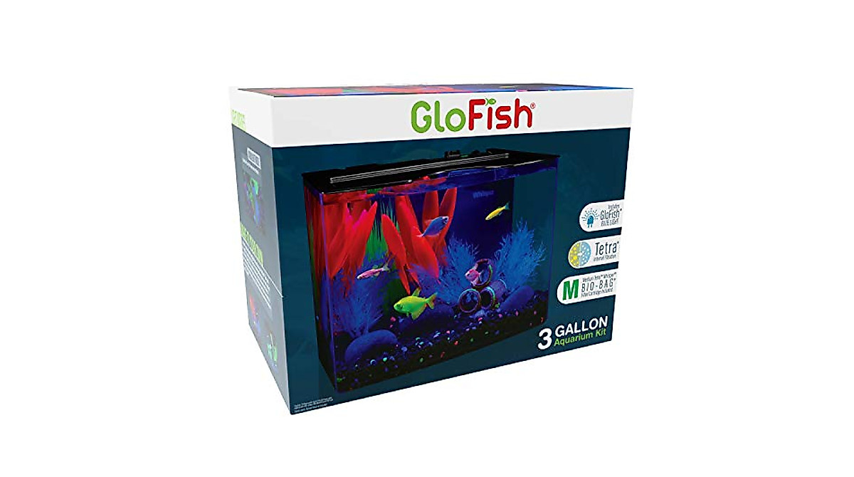 GloFish 5 Gallon Aquarium Kit with LED Lighting