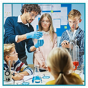 Hoteam 20 Pcs Glass Petri Dishes with Lids Bulk, Autoclavable and Reusable Culture Dishes for Culture Plate, Science Project (100mm)