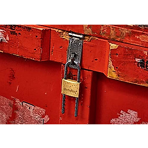 BRINKS - 50mm Commercial Solid Brass Keyed Padlock with Adjustable Shackle - Solid Brass Body with Boron Steel Shackle