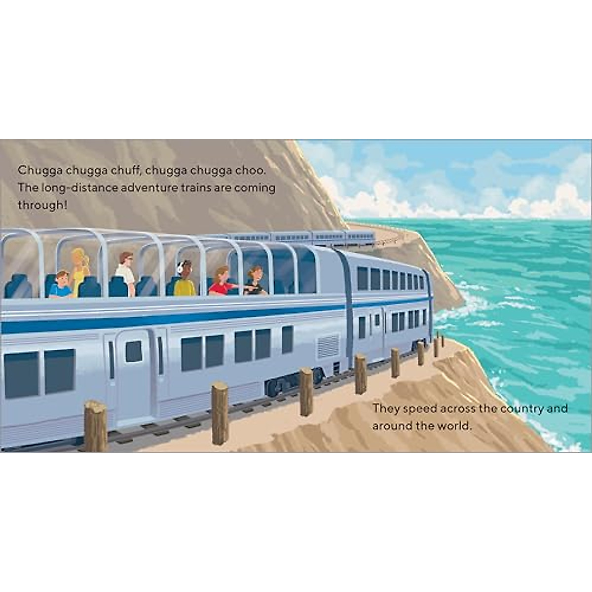 Trains Coming Through!: My First Book of Trains