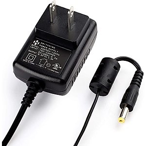 9.5V AC DC Adapter for Casio Piano Keyboard SA76 SA77 SA46, Replacement for Casio ADE95100LU, 100-240V AC to 9.5V DC Converter, UL Listed, 9.8 Ft Cord, by LotFancy