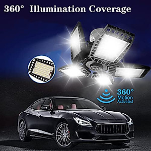 CODAFUL Motion Sensor LED Garage Light with Motion Sensor 150W 15000lm Super Bright Shop Light, Motion Activated led Store Light, Suitable for Garage, Workshop and Basement.