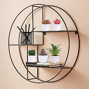 CEWOR 9pcs Artificial Succulent Plants in Pots, Faux Succulents Small Potted Fake Plants with Plastic Pots for Office Home Desk Shelves Bedroom Decoration