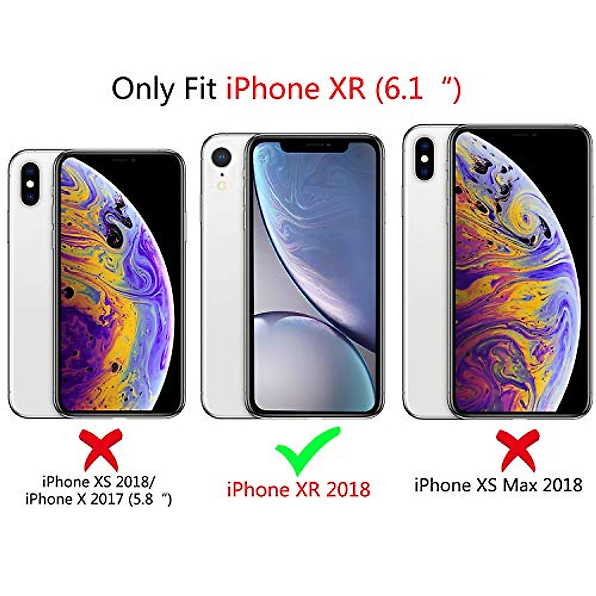 Ownest Compatible with iPhone XR Case for Clear Frosted PC Back 3D Floral Girls Woman and Soft TPU Bumper Protective Silicone Slim Shockproof Case for iPhone XR-Purple Lavender