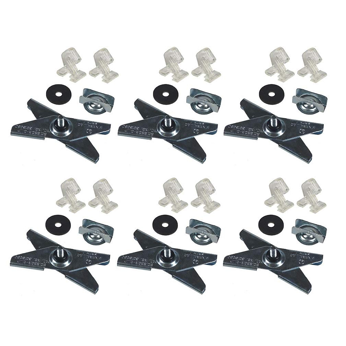 ALZO Suspended Drop Ceiling Light Mount for DJ Club Stage Lights - Set of 6