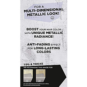 Schwarzkopf Got2b Metallics Permanent Hair Color, M71 Metallics Silver
