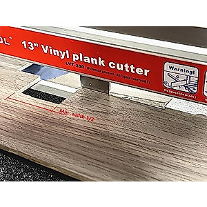 MantisTol 13" Pro Vinyl floor cutter LVT-330BC for LVP, WPC, LVT, SPC, VCT, PVC and Rigid Core Vinyl Plank; Eighth upgrade;Great value & Best buy!