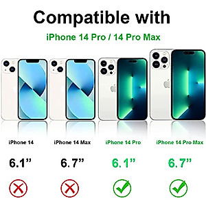 TIUYAO Camera Lens Protector for iPhone 14 Pro 6.1"& iPhone 14 Pro Max 6.7", Tempered Glass Camera Lens Protector Aluminum Alloy Lens Ring Cover Fit for iPhone 14 Pro/iPhone 14 Pro Max(Red)