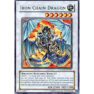 Yu-Gi-Oh! - Iron Chain Dragon (CSOC-EN040) - Crossroads of Chaos - Unlimited Edition - Rare