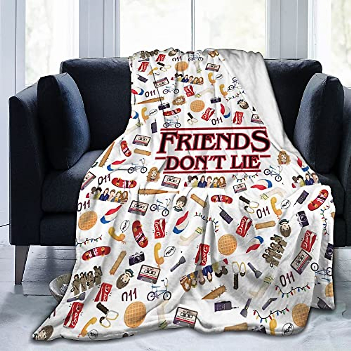 Christmas Lights Blanket Fleece Fuzzy Comforter Lightweight Soft All Season Throw Blankets Birthday Gifts for Men Women Boys50 x40